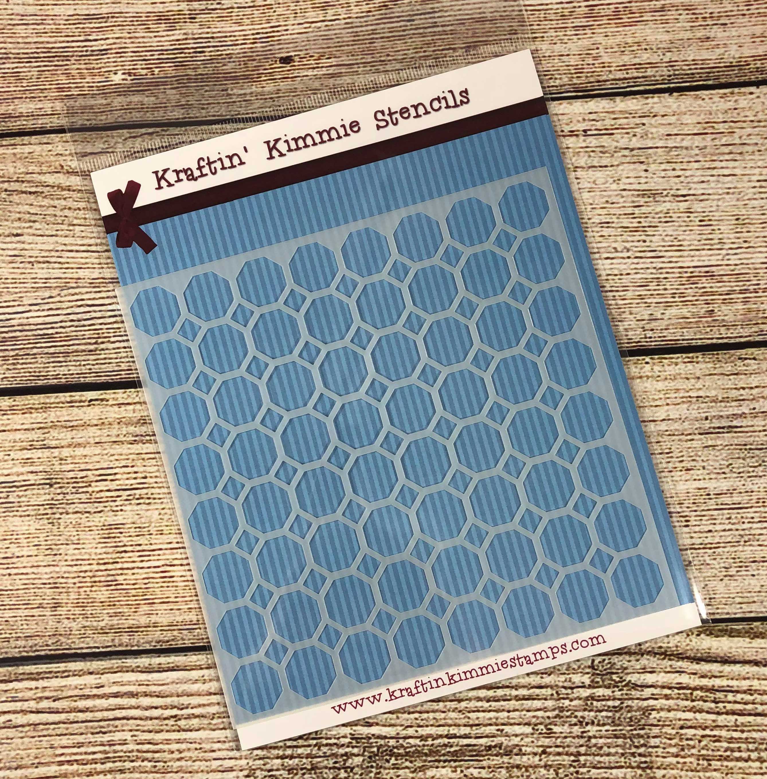 Stained Glass Stencil! - Kraftin Kimmie Stamps