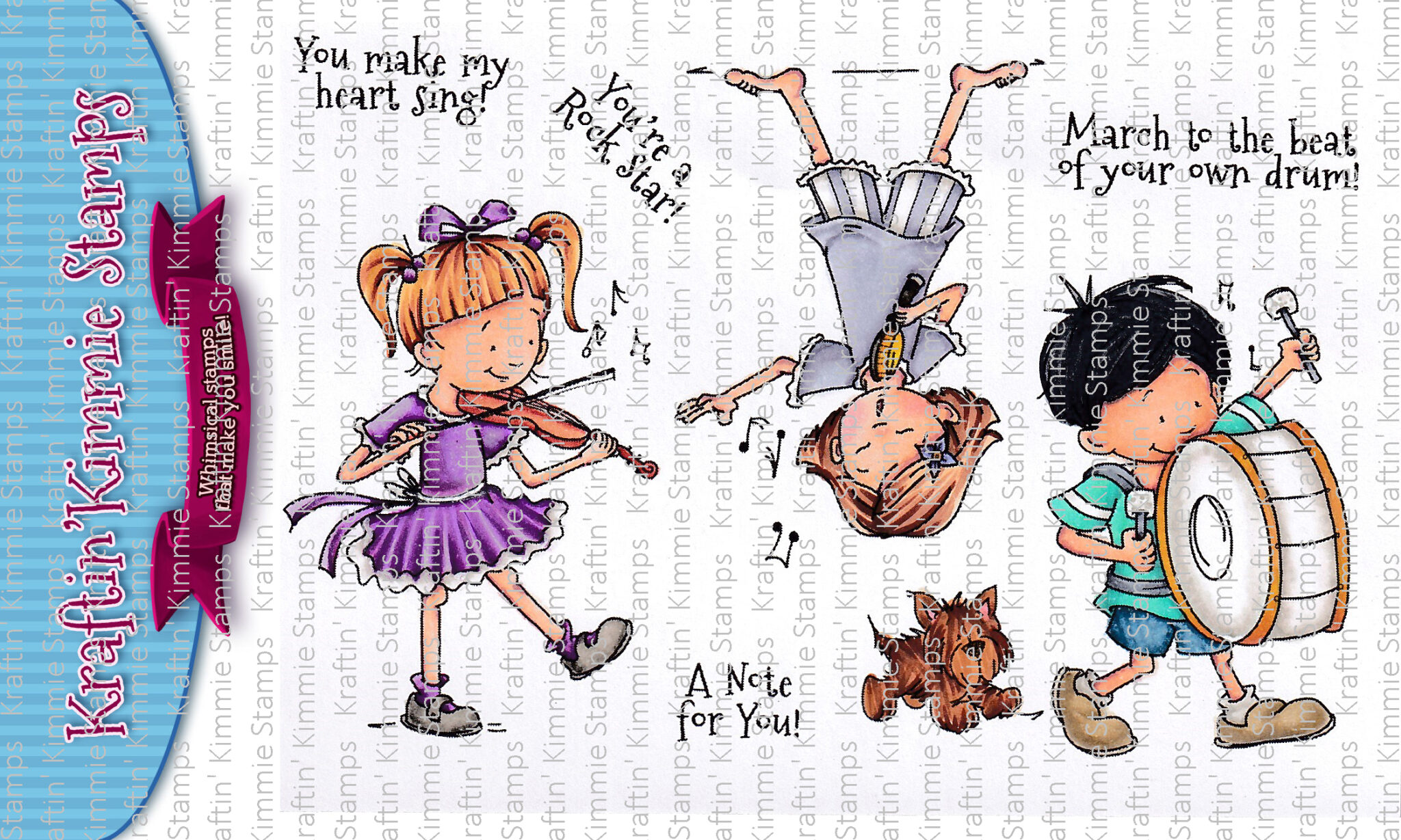 You’re a Rockstar! – Kraftin Kimmie Stamps